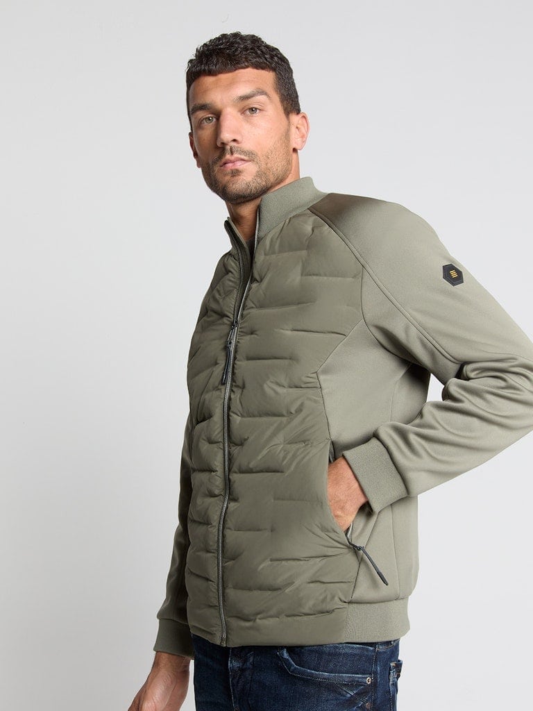 Jacket Short Fit Sealed Knitted Mix | Steel | XXL | 1554589.8720151687494